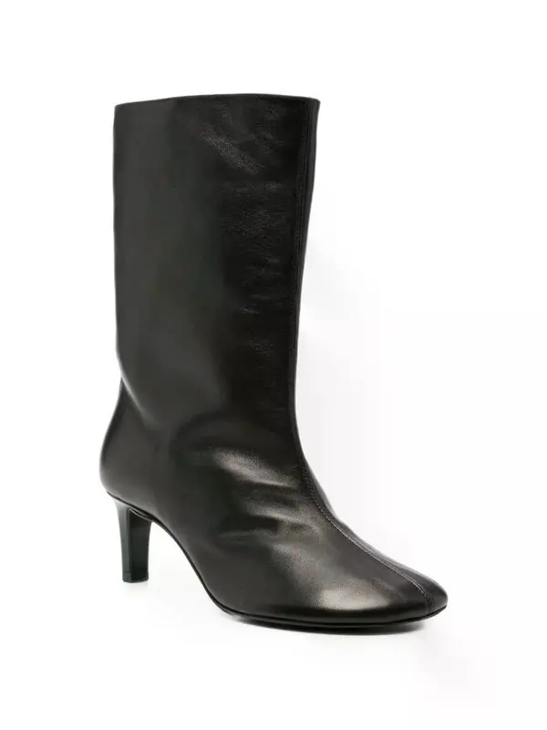 Plan C Pointed-toe Leather Boots