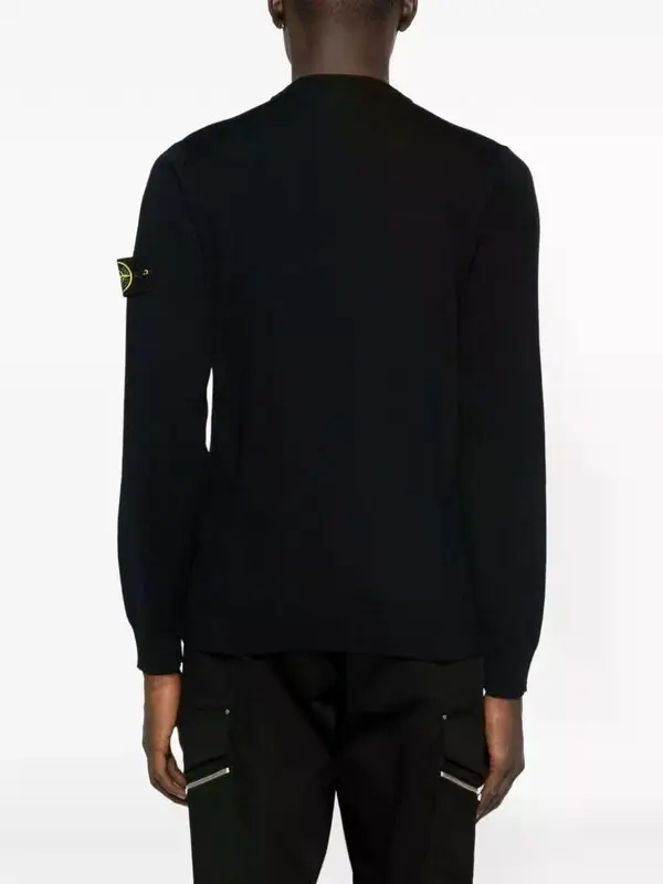Stone Island 5100071 Regular-fit Crew-neck Jumper - Blue