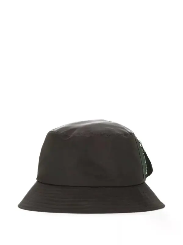 Sacai Zip-pocket Bucket Hat - Green