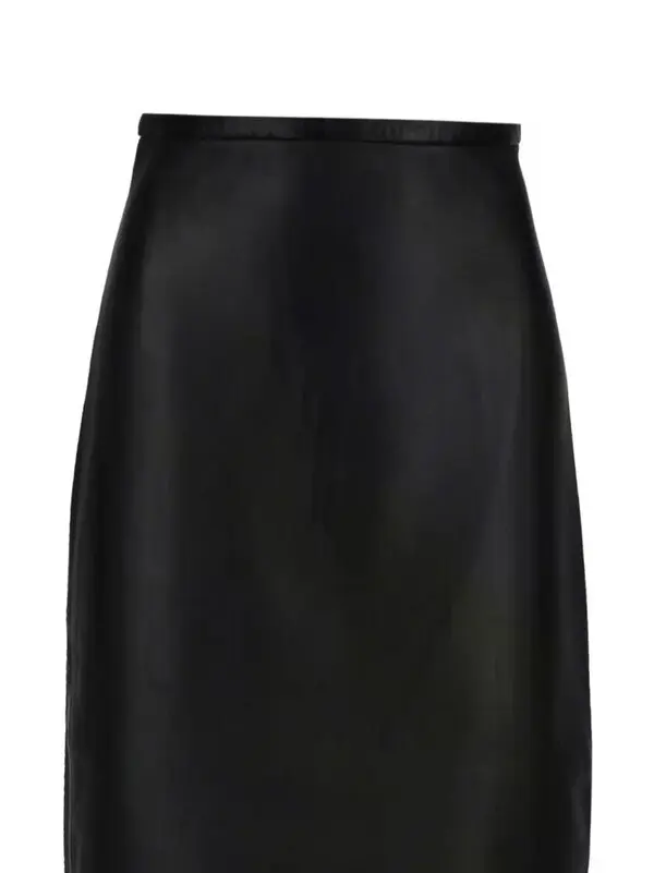 Co Leather Midi Skirt