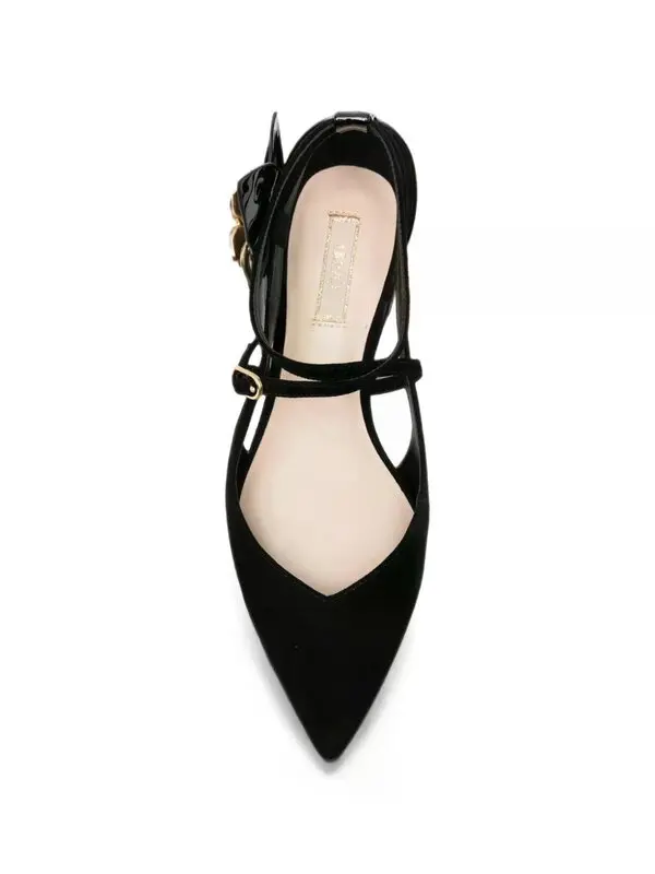 Liu Jo Floral-embellished Pointed-toe Sandals