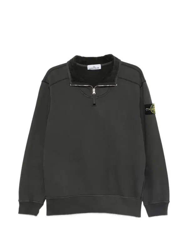 Stone Island Half-zip Cotton Sweatshirt