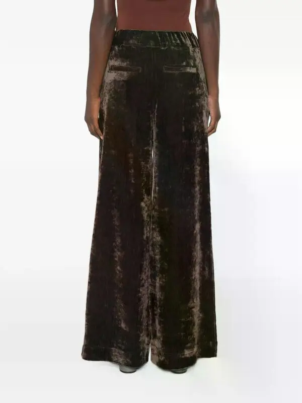 JCSOPHIE Velvet Effect Corduroy Palazzo Pants