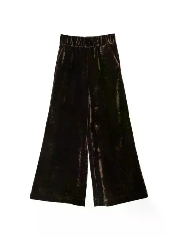 JCSOPHIE Velvet Effect Corduroy Palazzo Pants