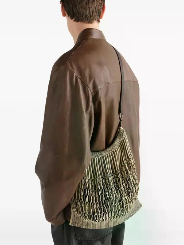 LEMAIRE Crossbody Filt Net Shopping Bag