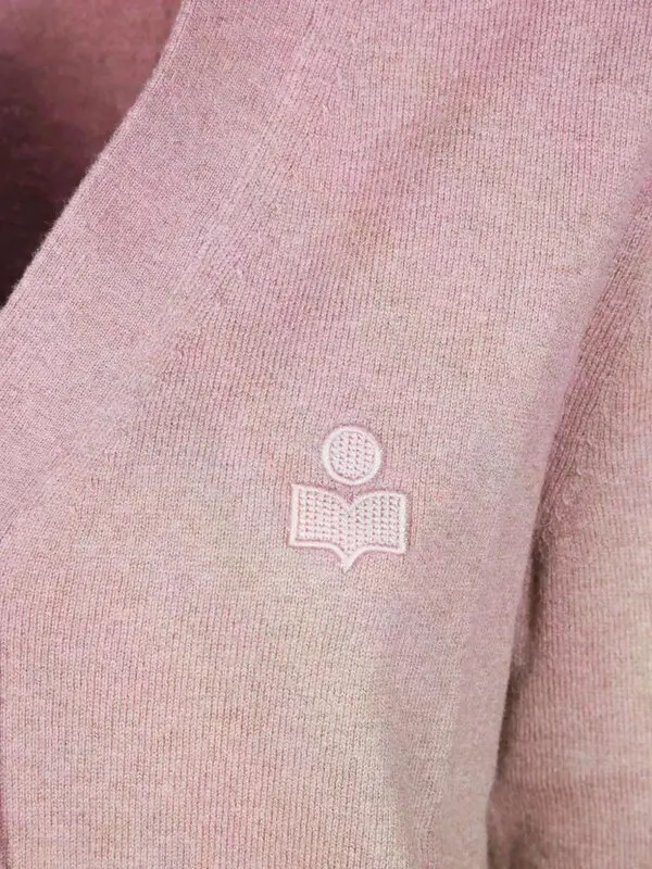 Isabel Marant Étoile Logo-embroidered V-neck Cardigan