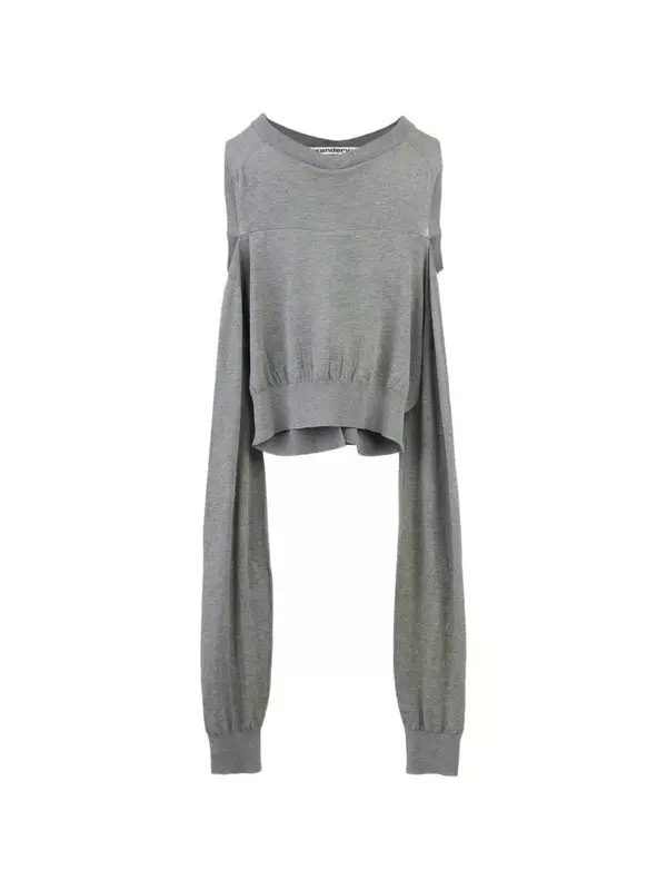 Alexander Wang Layered-effect Cut-out Sweater