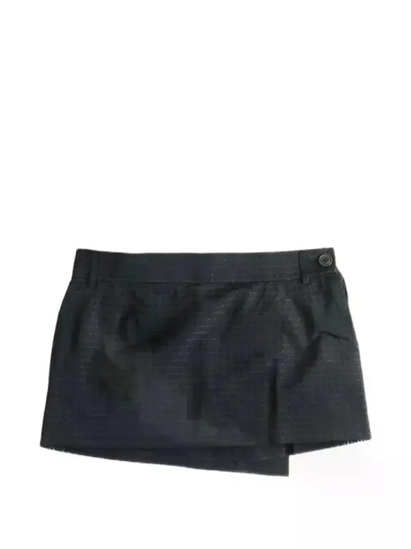 VIVIENNE WESTWOOD Asymmetric Checked Skirt