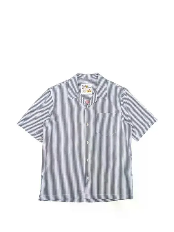 Naked & Famous Denim Aloha Striped Shirt