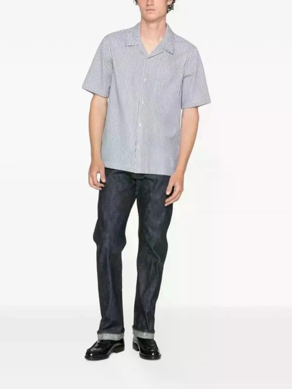Naked & Famous Denim Aloha Striped Shirt