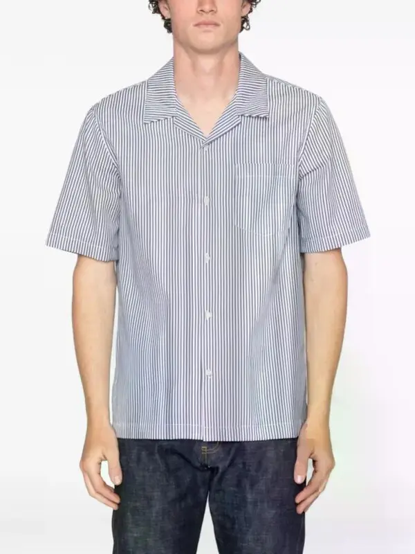 Naked & Famous Denim Aloha Striped Shirt