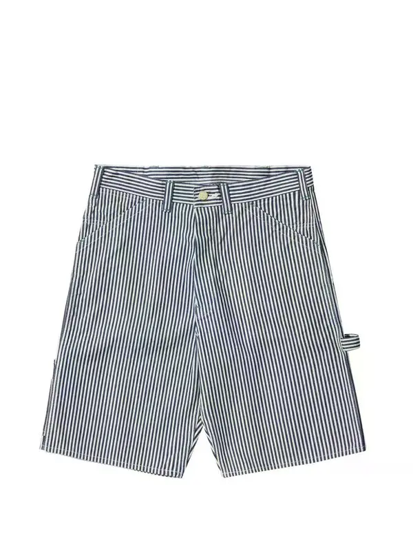 SUGAR CANE JEANS Hickory-stripe Shorts
