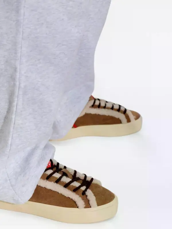 Inuikii Lila Shearling-trim Sneakers