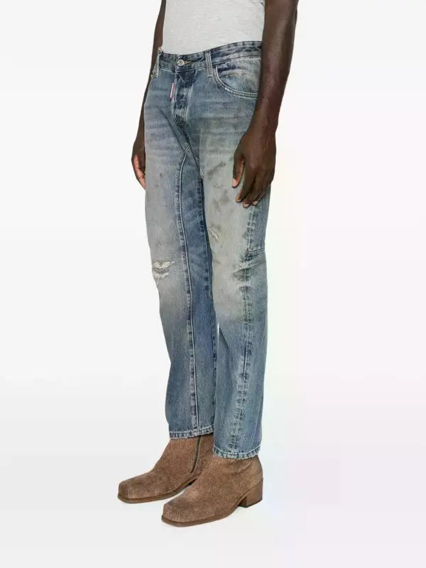 Dsquared2 Distressed-effect Paneled Jeans