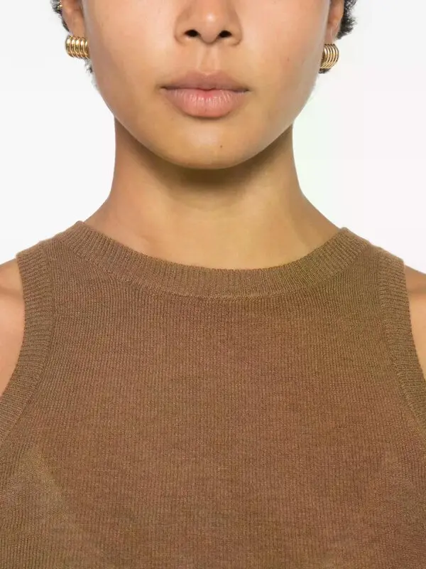Co Ribbed-knit Cashmere Tank Top
