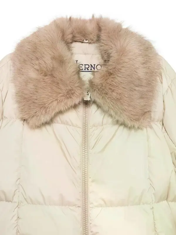 Herno Faux-fur Collar Puffer Jacket