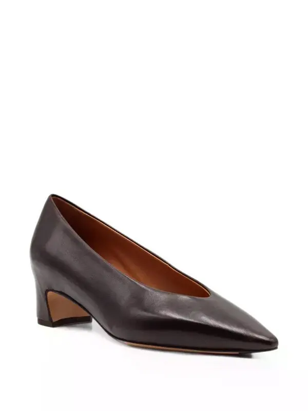 MARA BINI Tapered-toe Leather Pumps