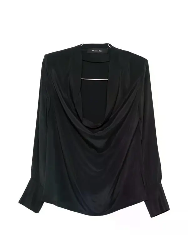 Federica Tosi Long-sleeve Draped Top