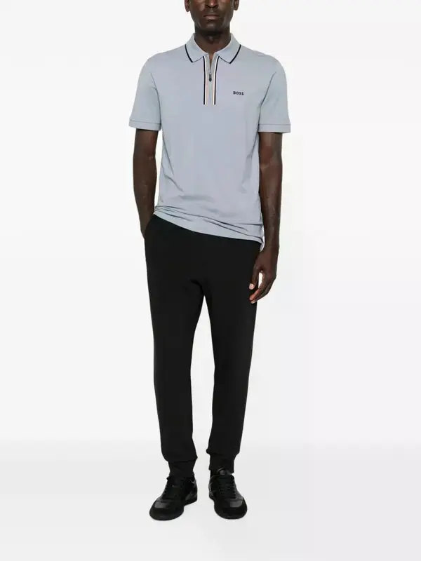 BOSS Logo-print Short-sleeve Polo Shirt