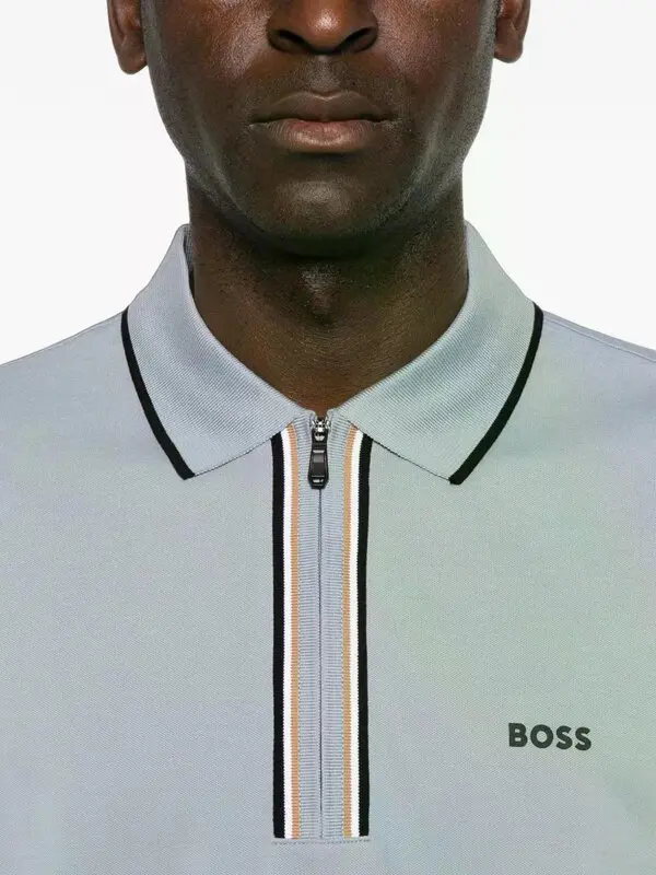BOSS Logo-print Short-sleeve Polo Shirt