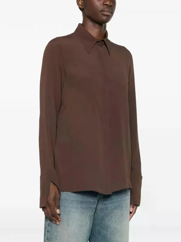 Federica Tosi Pointed-collar Buttoned Shirt