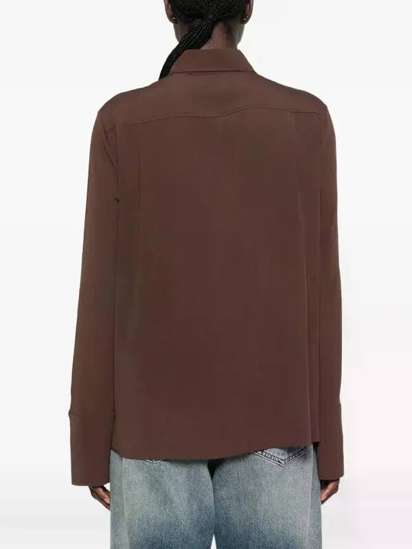 Federica Tosi Pointed-collar Buttoned Shirt