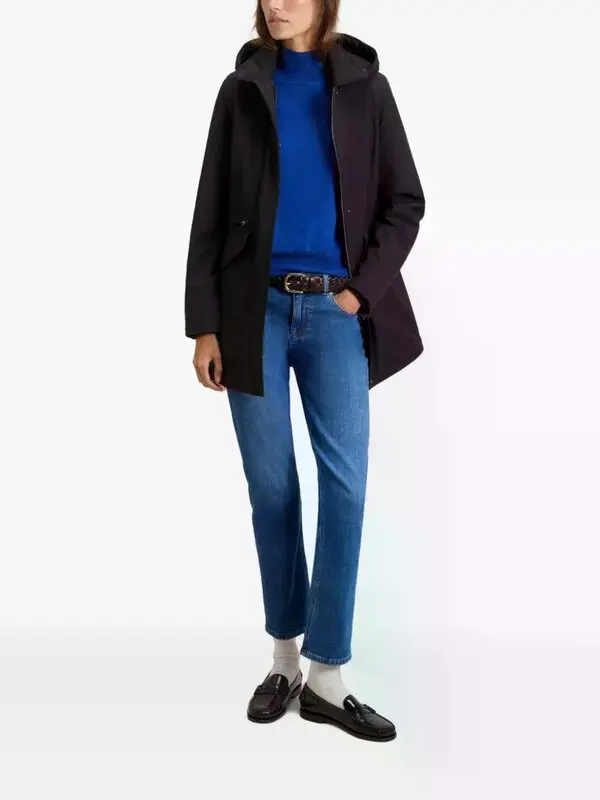 Woolrich Removable-hood Coat