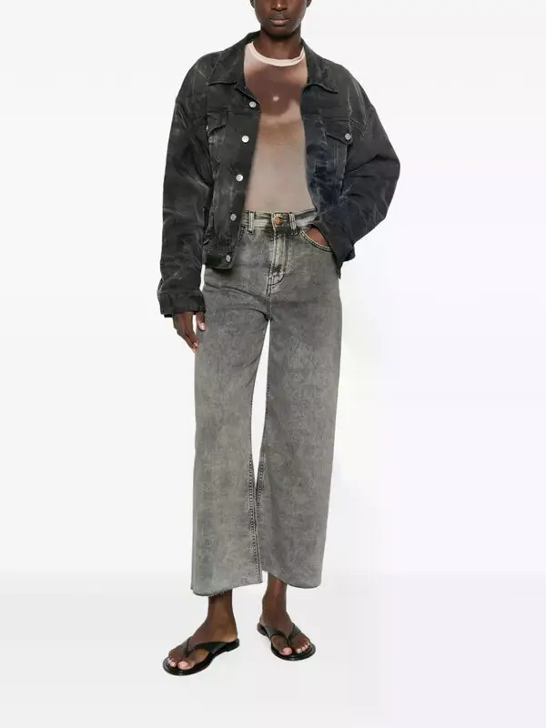 3x1 Faded Raw-cut Jeans