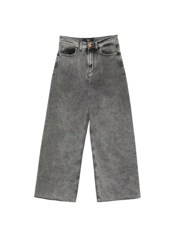 3x1 Faded Raw-cut Jeans