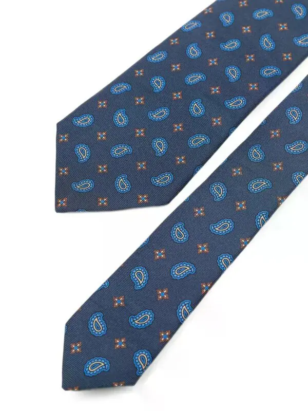 Kiton Paisley-print Tie