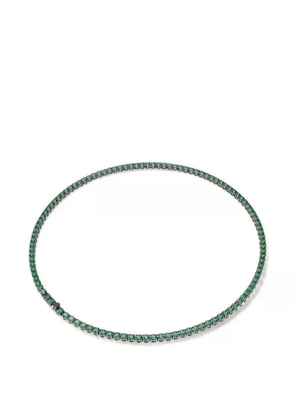 SWAROVSKI Matrix Crystal-embellished Tennis Necklace - Silver
