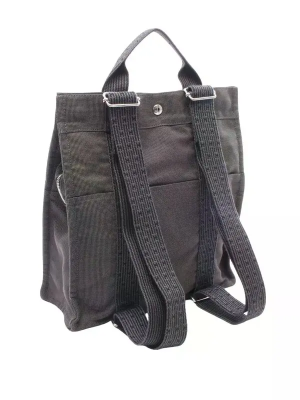 Hermès 20th Century Canvas Herline Mm Backpack
