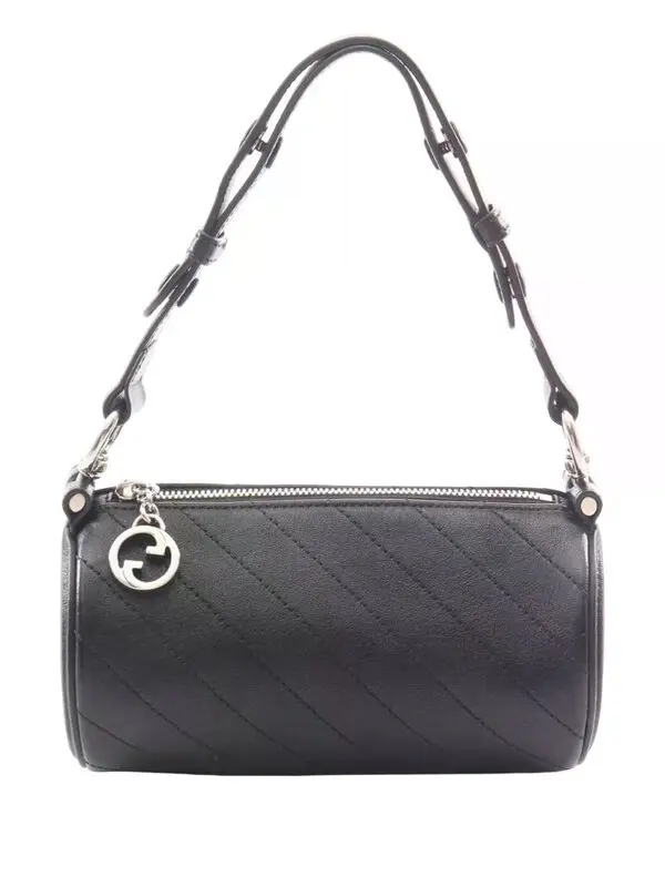 Gucci 2016-2026 Mini Leather Blondie Barrel Shoulder Bag