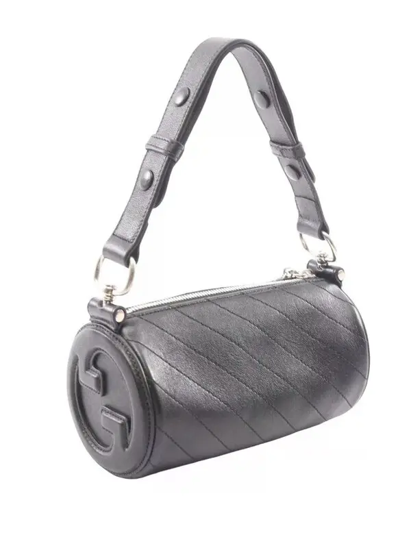 Gucci 2016-2026 Mini Leather Blondie Barrel Shoulder Bag