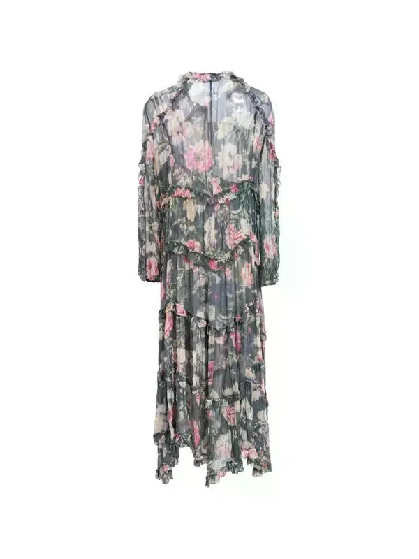 Zimmermann Floral-print Tiered Dress