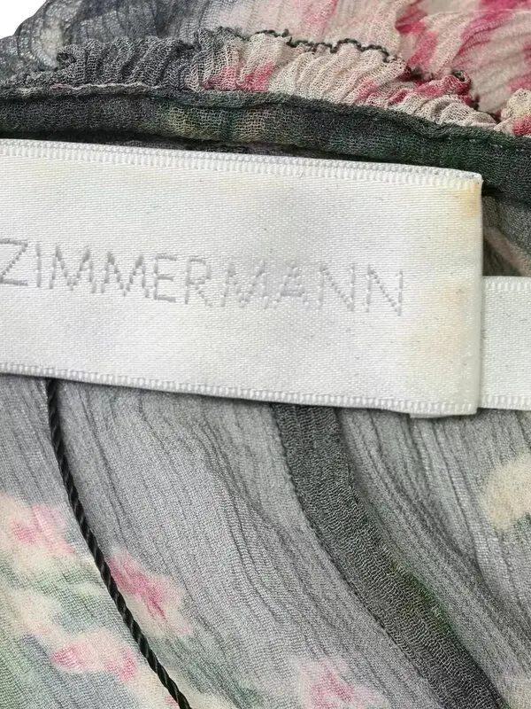 Zimmermann Floral-print Tiered Dress