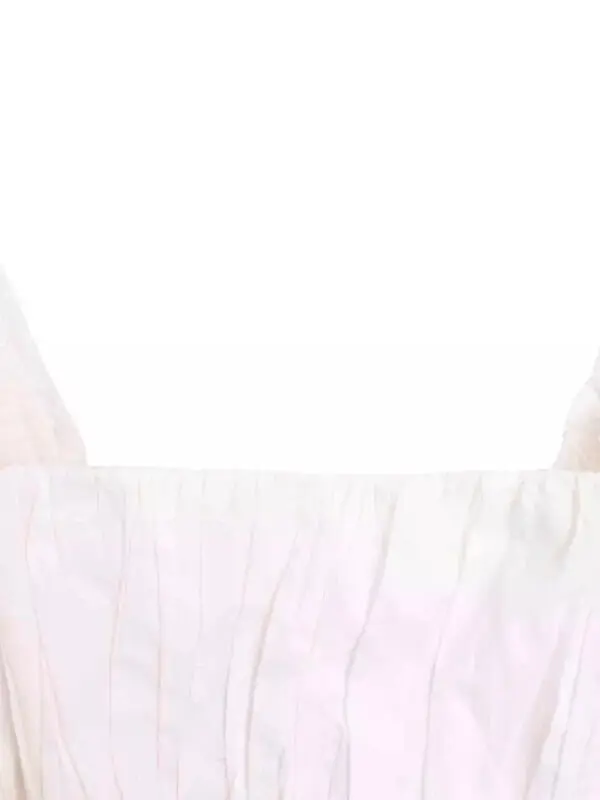 Aje Puff-sleeve Cropped Top