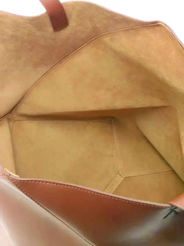 Loewe 2010-2026 Large Shiny Calfskin Puzzle Fold Tote Bag