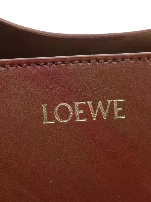 Loewe 2010-2026 Large Shiny Calfskin Puzzle Fold Tote Bag