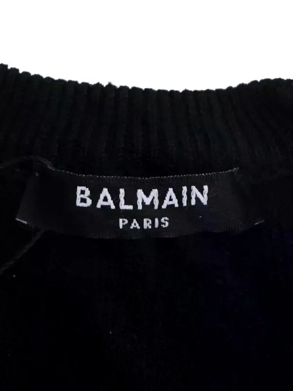 Balmain 2020s Ribbed Scoop-neck Bodysuit