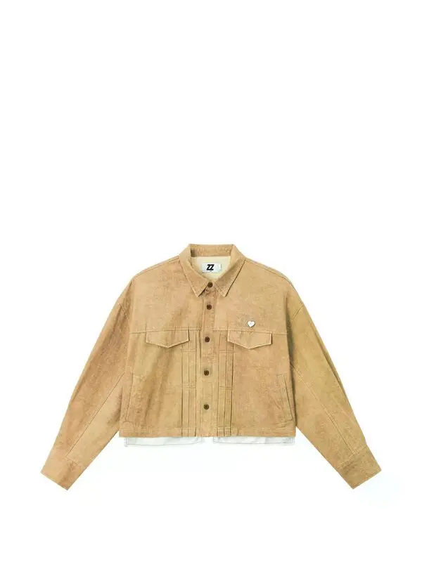 Izzue Pleated Oversized Jacket