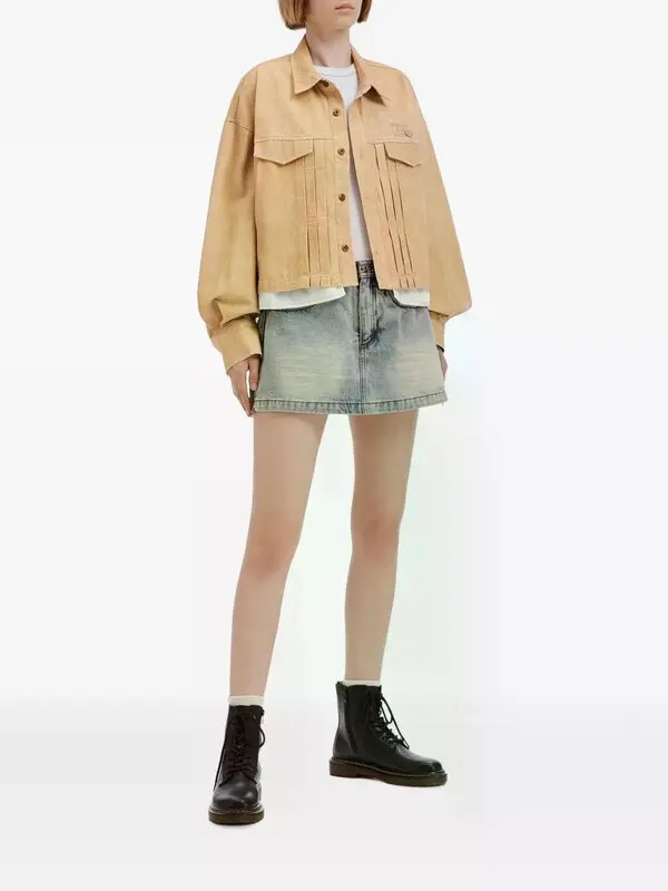 Izzue Pleated Oversized Jacket