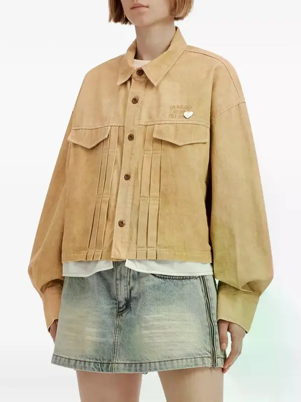 Izzue Pleated Oversized Jacket