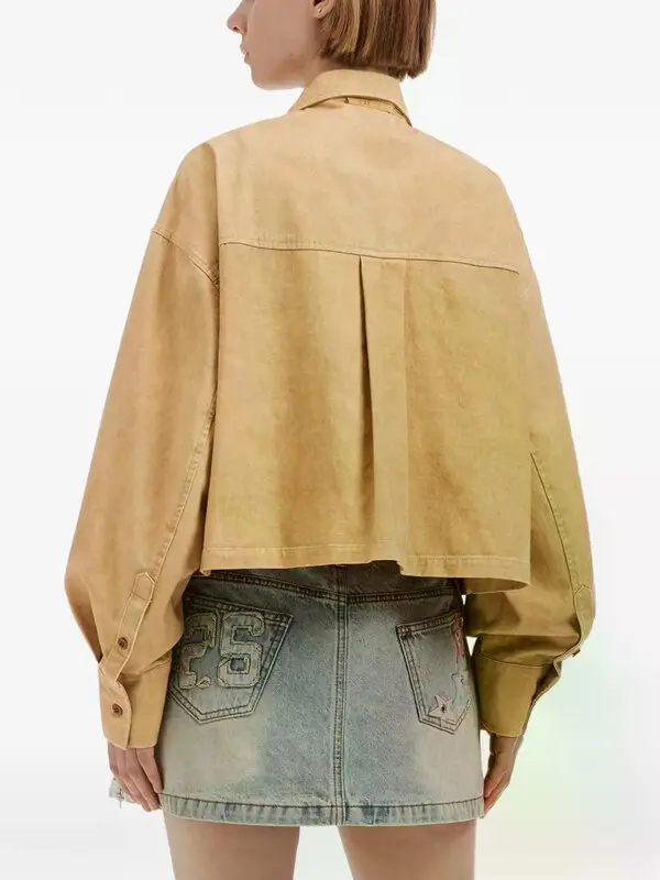 Izzue Pleated Oversized Jacket