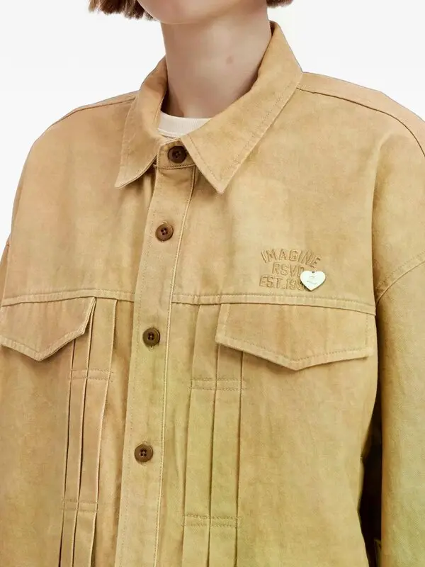Izzue Pleated Oversized Jacket