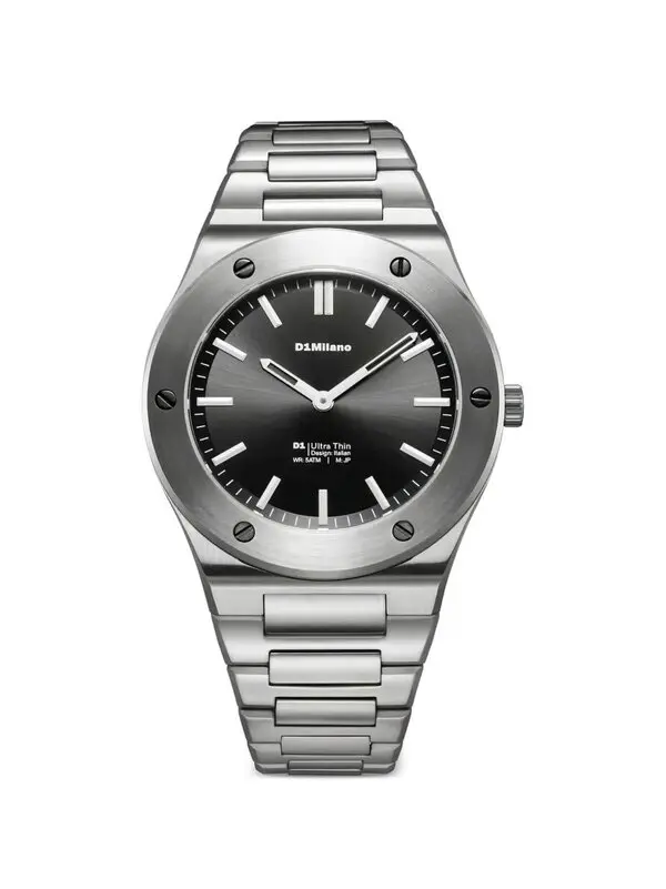 D1 MILANO Ultra Thin 1980 39mm Watch - Grey