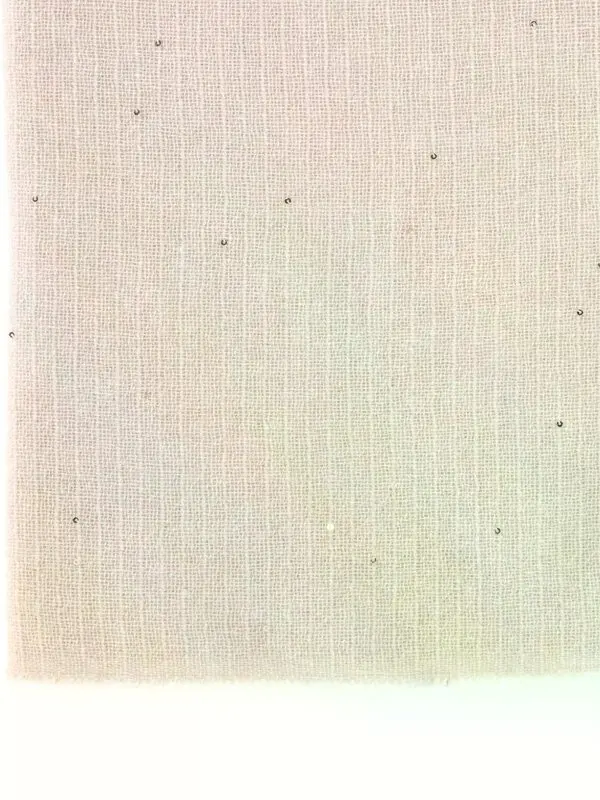 GRAN SASSO Sequin-embellished Frayed Scarf - Neutrals