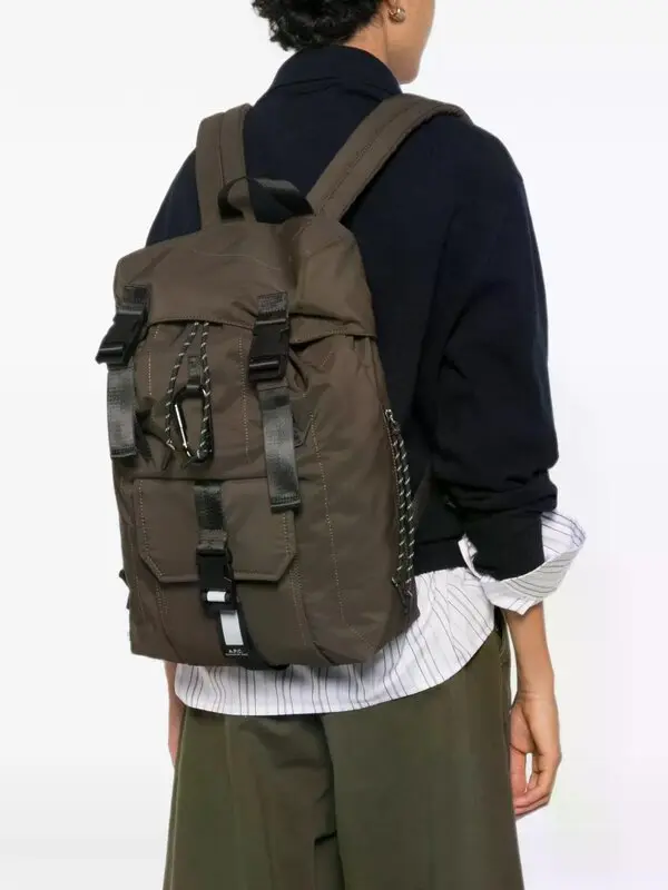 A.p.c. Buckle-fastening Drawstring Backpack