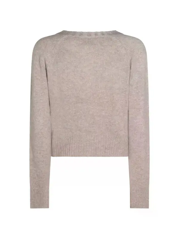 ALLUDE V-neck Button-down Cardigan