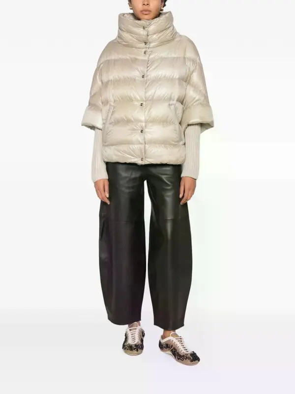 Herno Quilted High-neck Coat